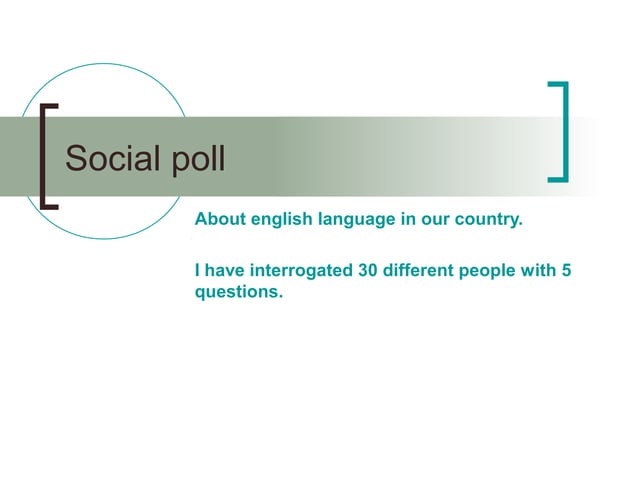 Social poll | PPT