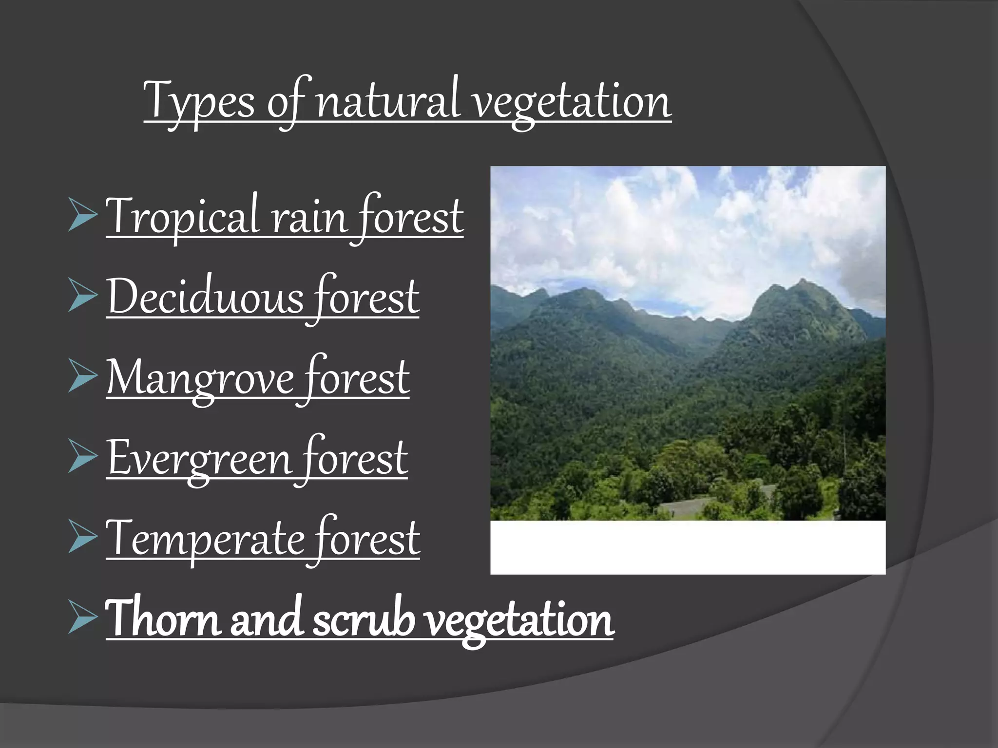 Natural Vegetation And wildlife | PPT