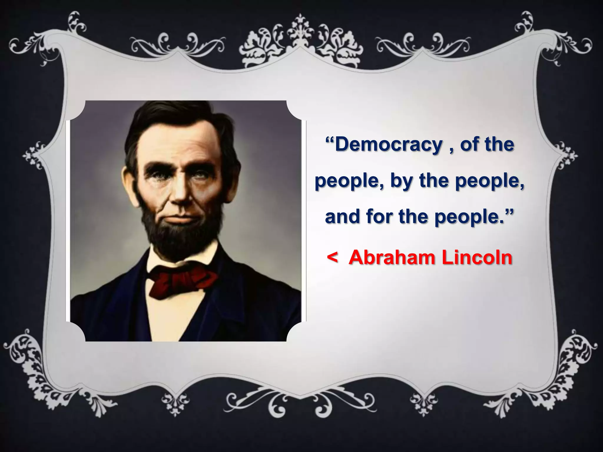 The Arguments For Democracy - Civics | PPTX