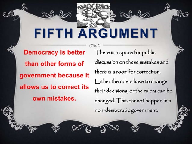 The Arguments For Democracy - Civics | PPTX