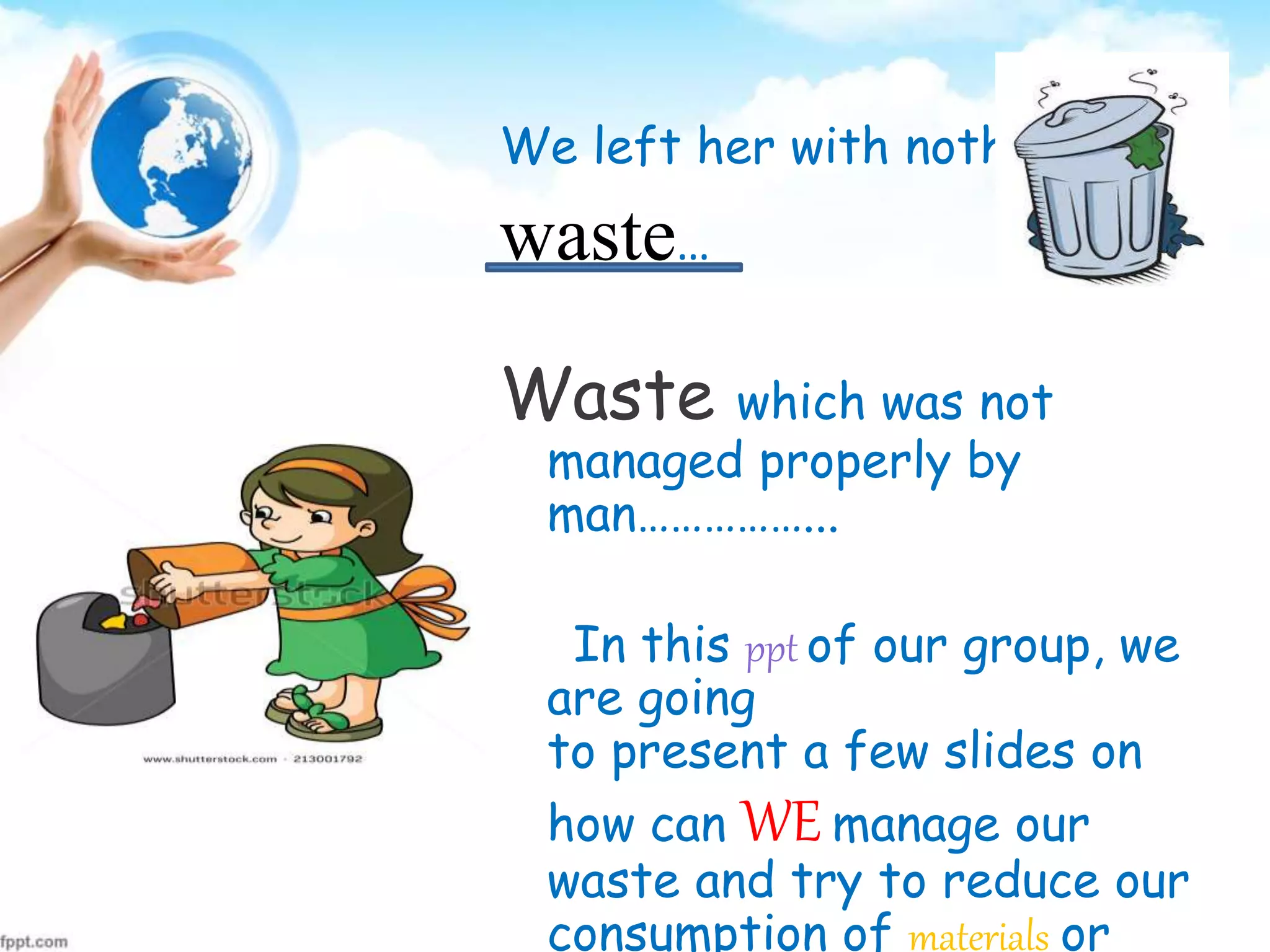 The 3 R's of Nature. | PPTX