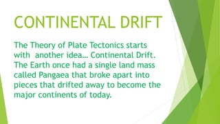 PLATE TECTONICS THEORY | PPTX