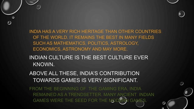 ancient Indian games | PPTX | Cricket | Sports
