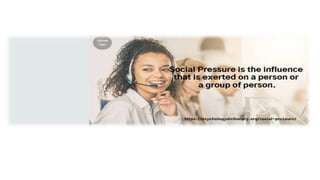 Social Pressures | PPTX | Television | Entertainment