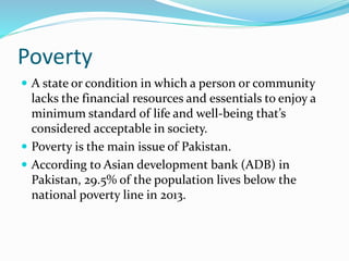 Social Problem of Pakistan | PPTX