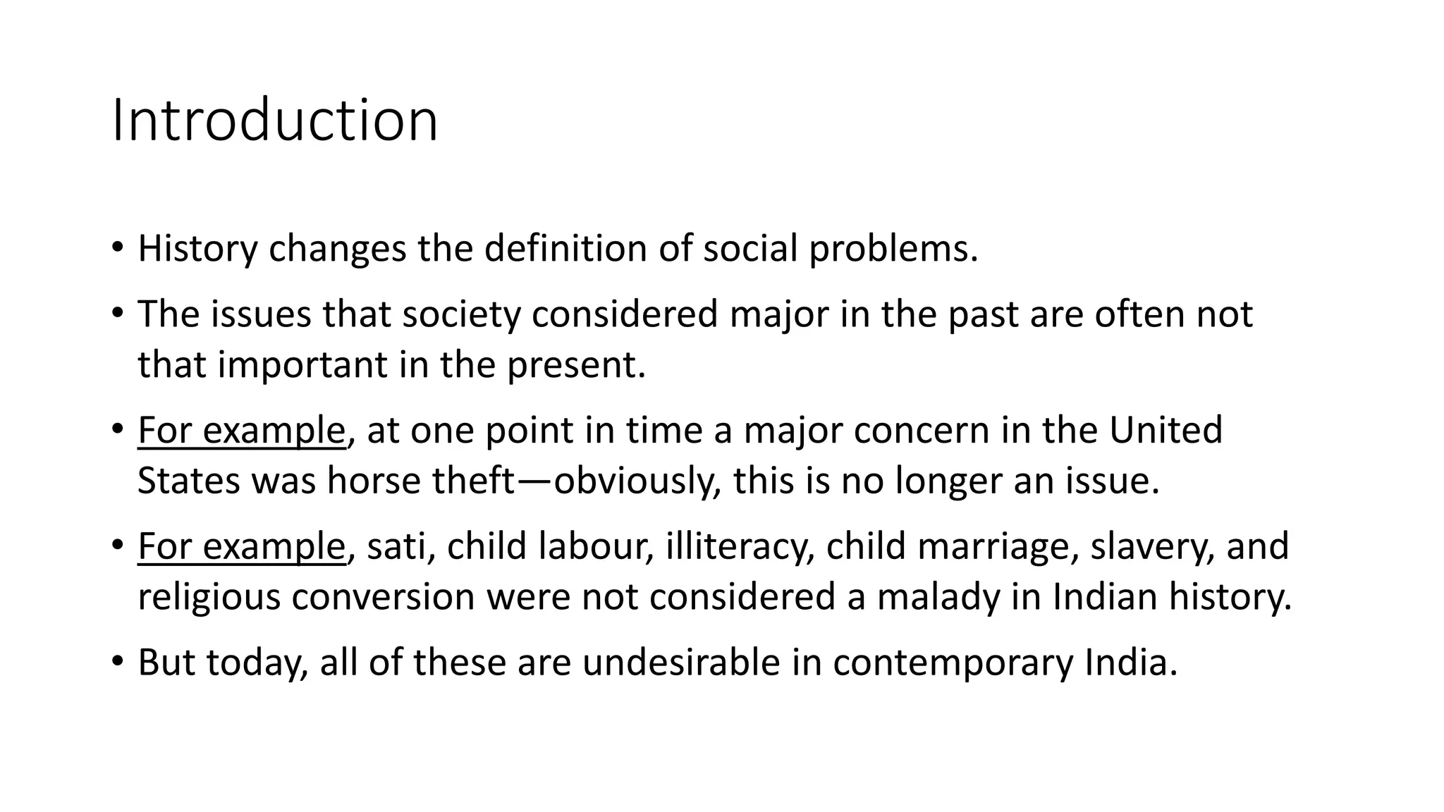 Introduction to Social problems | PPTX