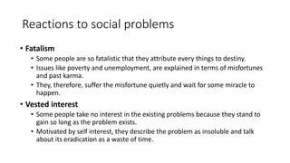 Introduction to Social problems | PPTX