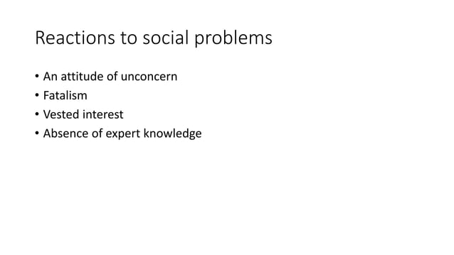 Introduction to Social problems | PPTX | Medical Health