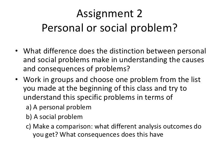 Framing Social problems 1