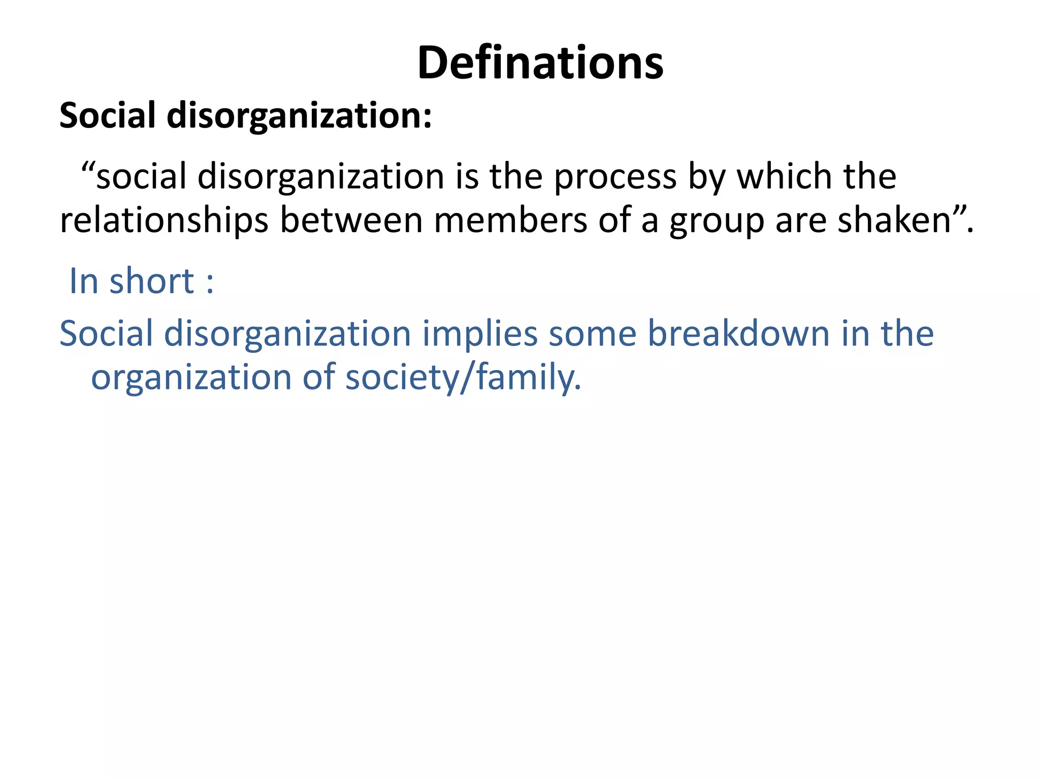 Social problems in family | PPTX