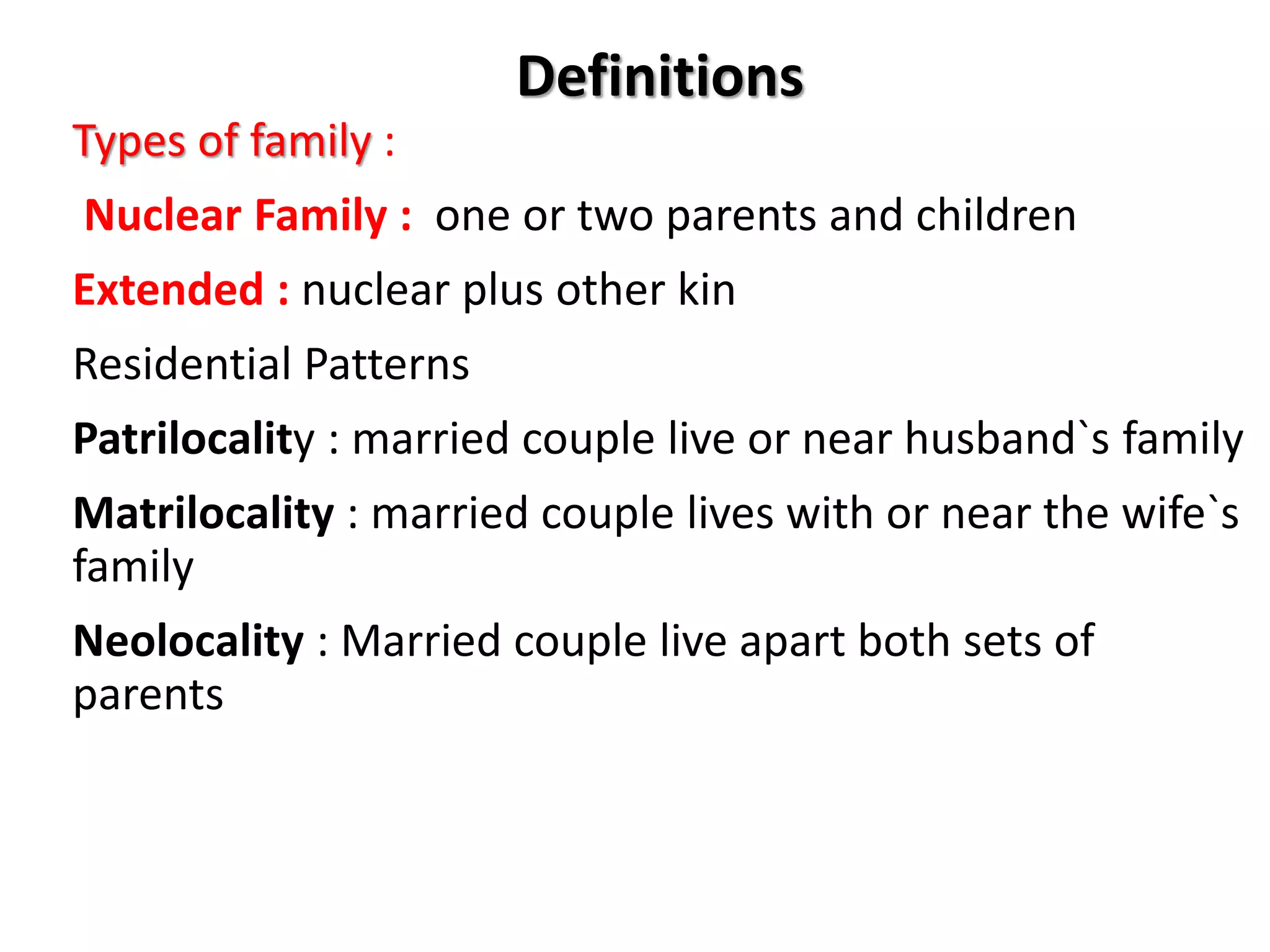 Social problems in family | PPTX