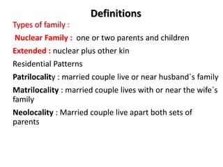 Social problems in family | PPTX