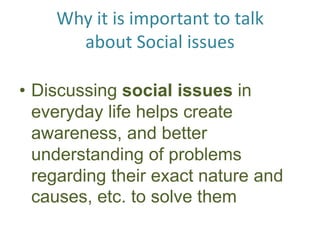 Social problems in society | PDF