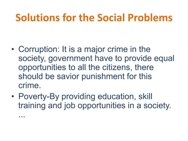 Social problems in society | PDF | Debated Sensitive Social Issues ...