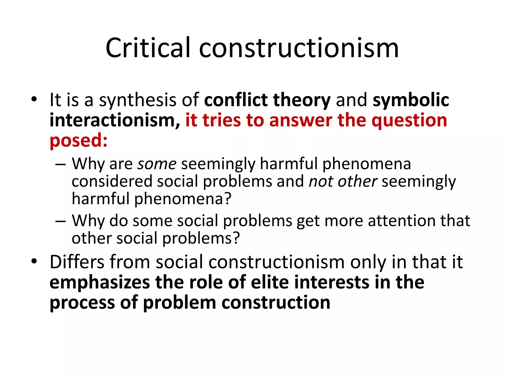 Framing Social Problems 2 & 3 | PPTX