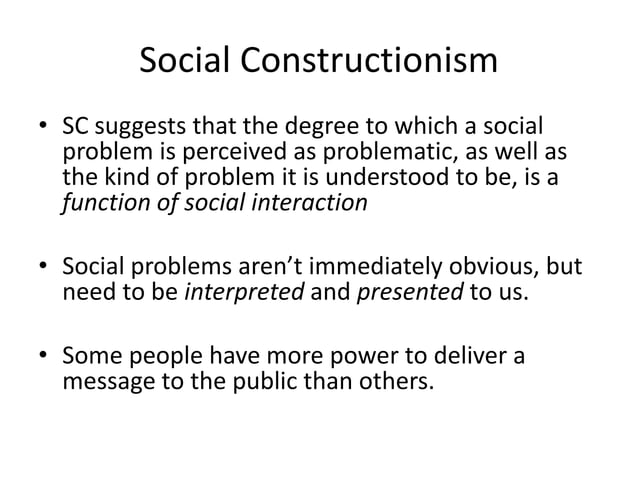 Framing Social Problems 2 & 3 | PPTX