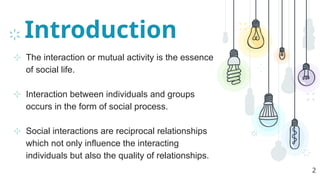 social process, Sociology for BSc Nursing students | PPTX