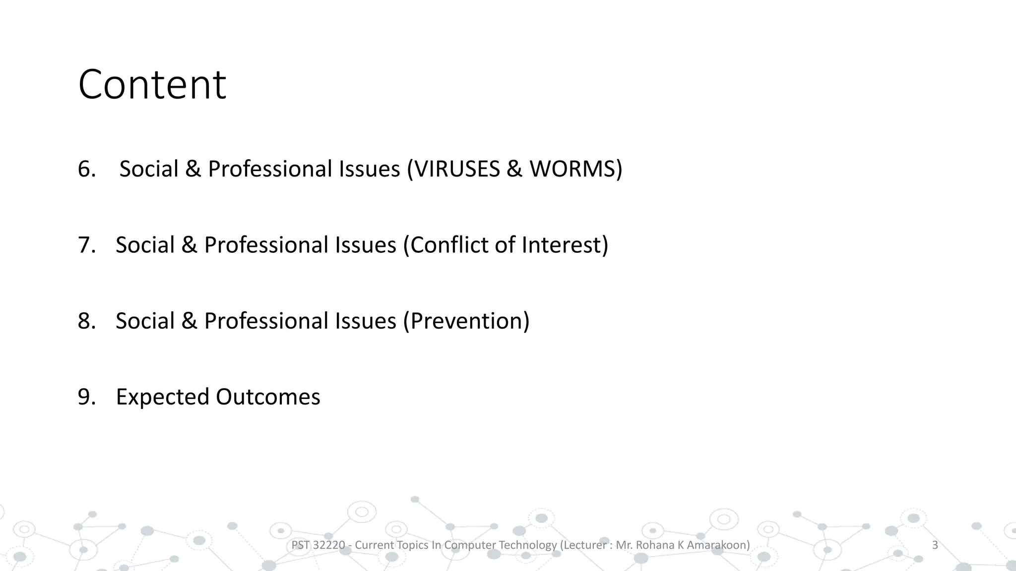 Social & professional issues in IT | PPTX