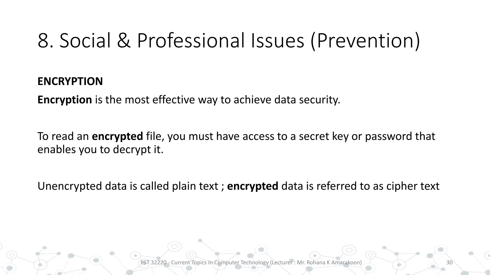 Social & professional issues in IT | PPTX