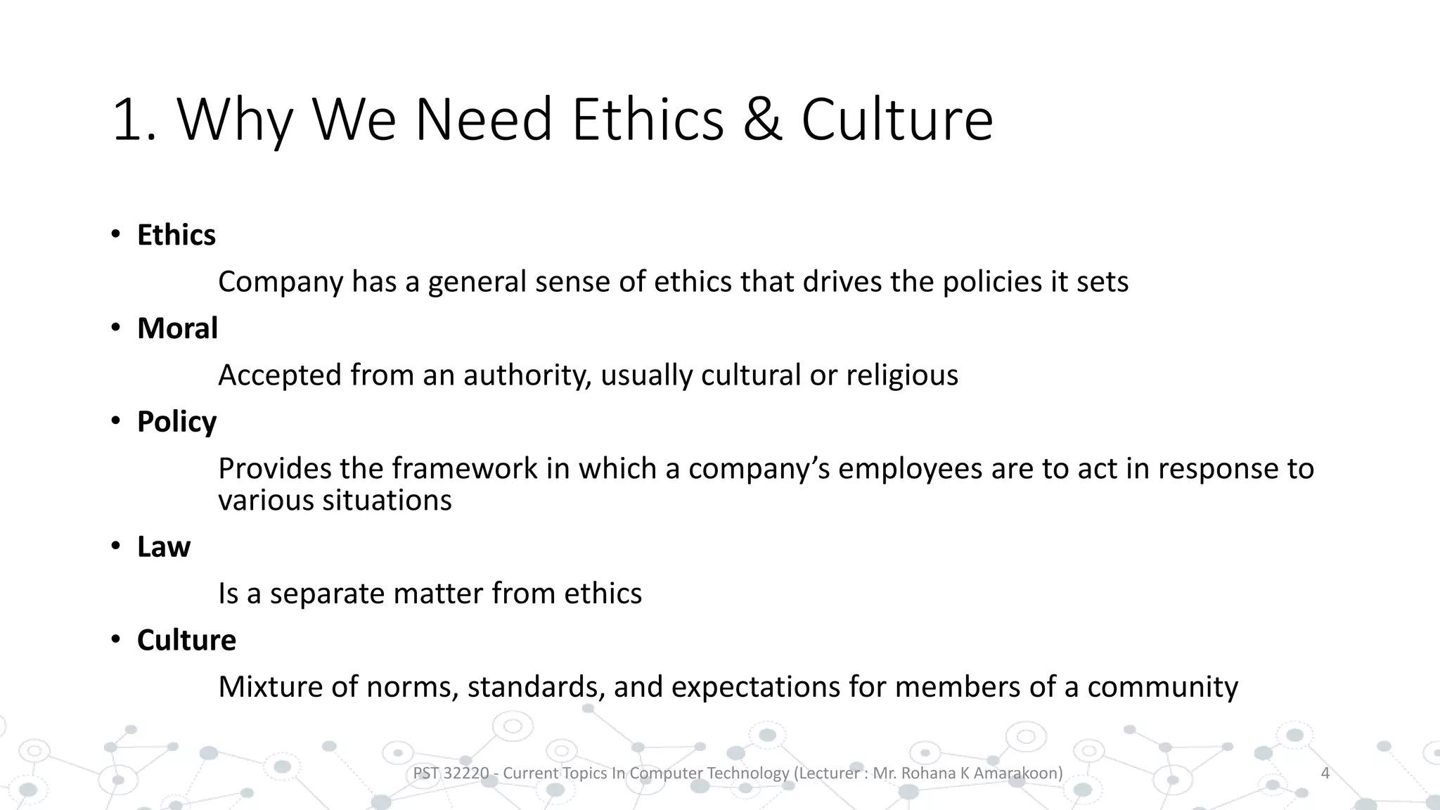 Social & professional issues in IT | PPTX