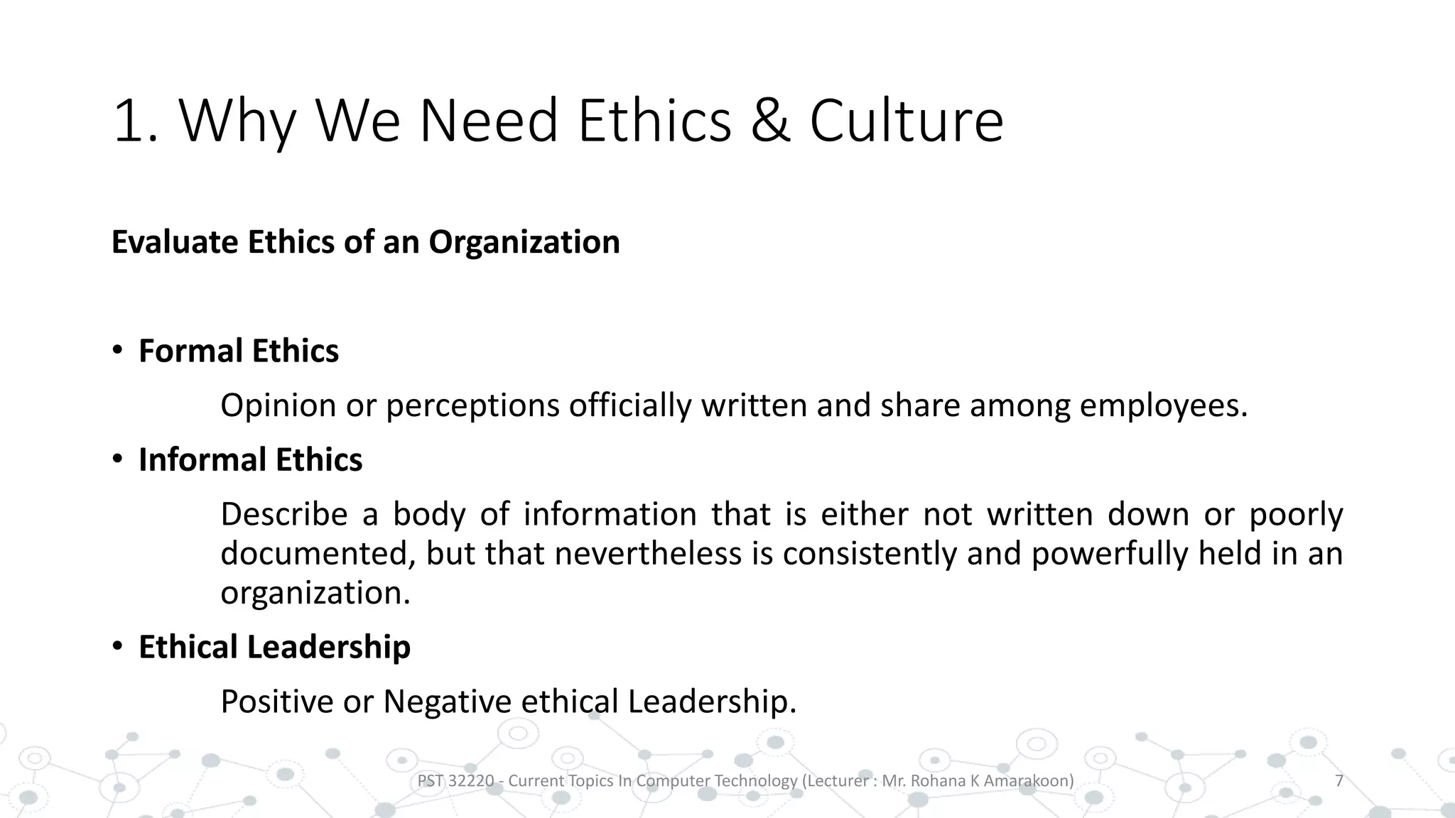 Social & professional issues in IT | PPTX