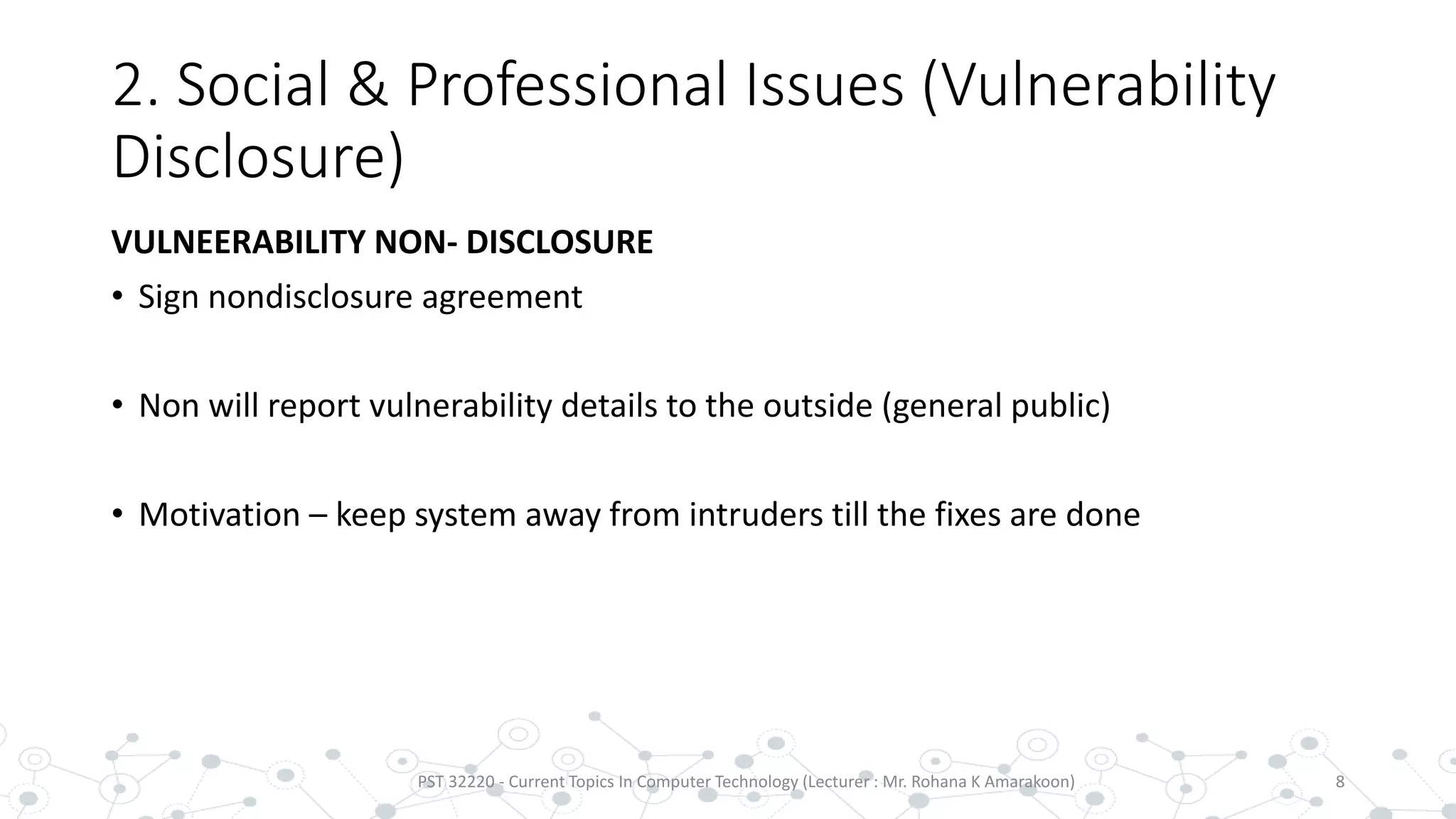 Social & professional issues in IT | PPTX