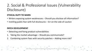 Social & professional issues in IT | PPTX