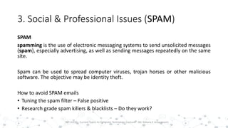 Social & professional issues in IT | PPTX