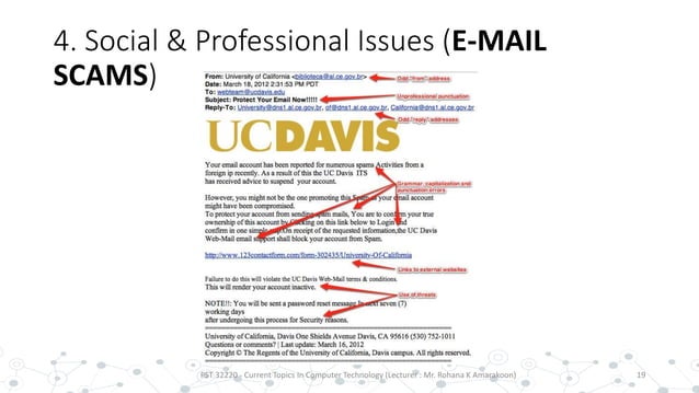 Social & professional issues in IT | PPTX | Email | Internet