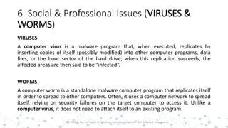 Social & professional issues in IT | PPTX