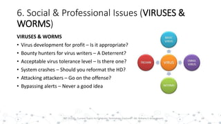 Social & professional issues in IT | PPTX