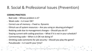 Social & professional issues in IT | PPTX