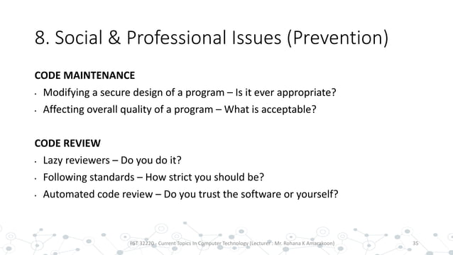 Social & professional issues in IT | PPTX | Email | Internet