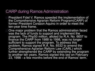 Social Programs During Ramos Presidency | PPTX