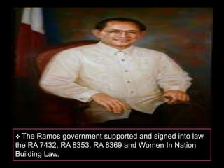 Social Programs During Ramos Presidency | PPTX