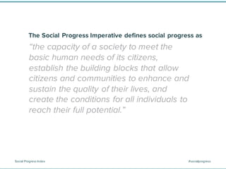 2016 Social Progress Index Media Brief - Long Version | PPT