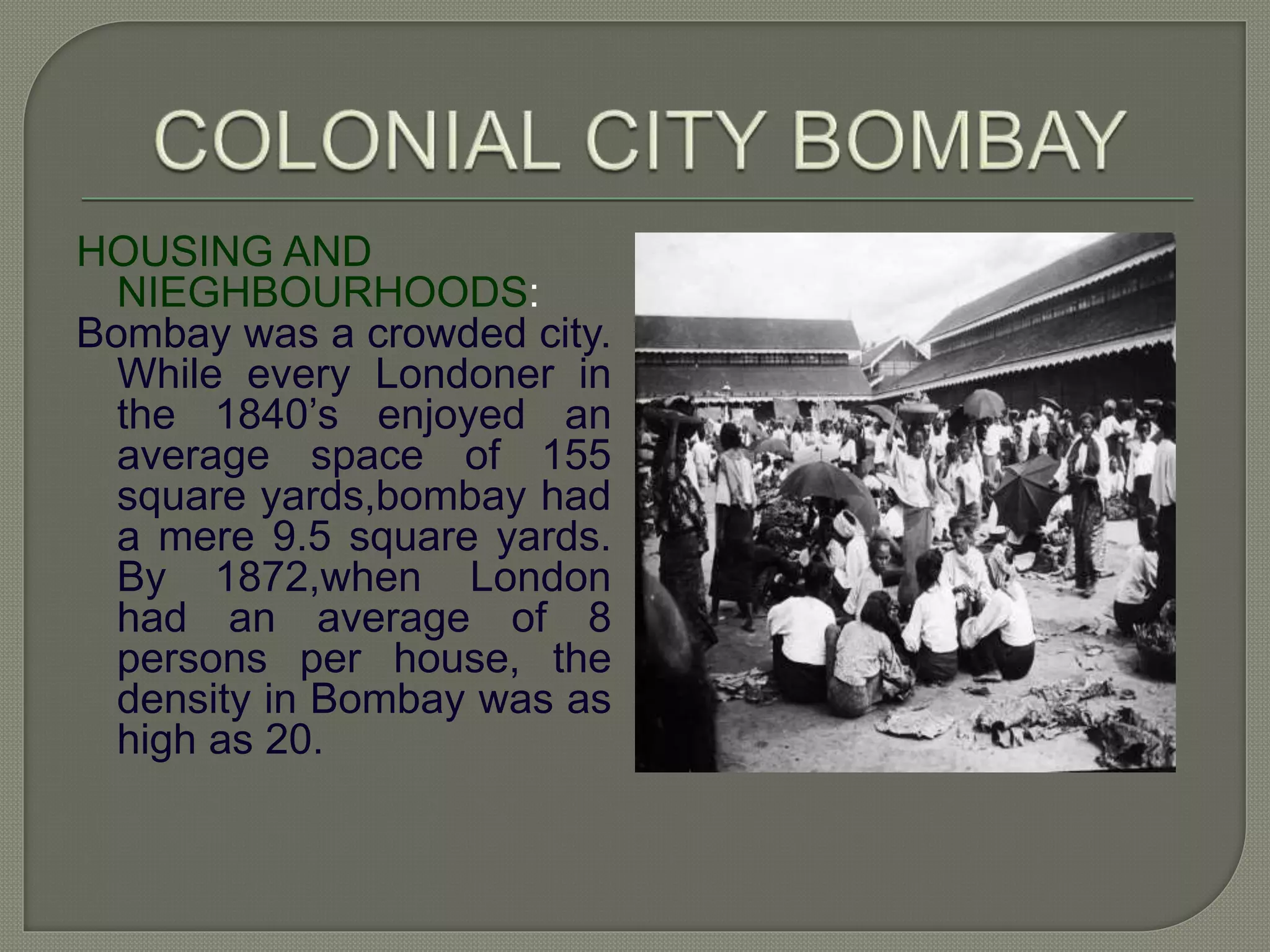 LONDON AND COLONIAL CITY BOMBAY | PPTX
