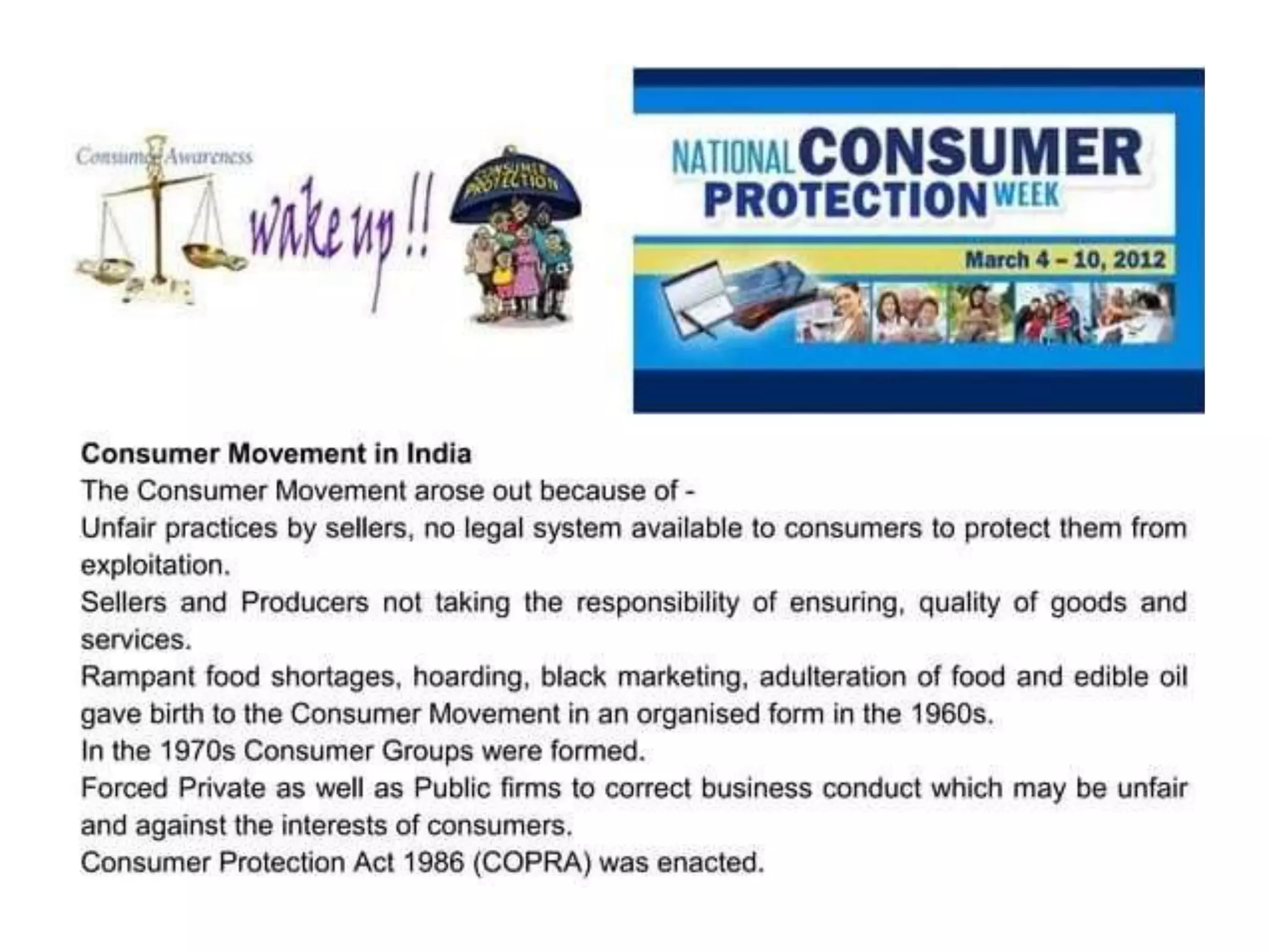 Consumer rights ppt | PPT