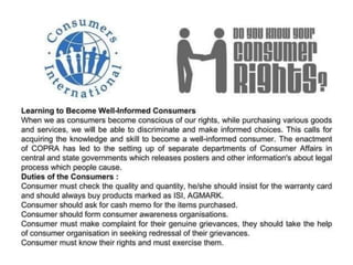 Consumer rights ppt | PPT