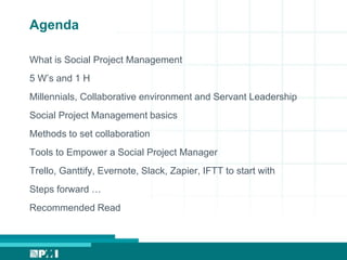 Social Project Manager | PPT