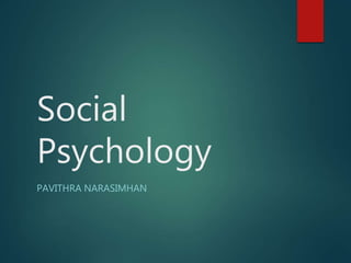 Social psychology ppt | PPTX