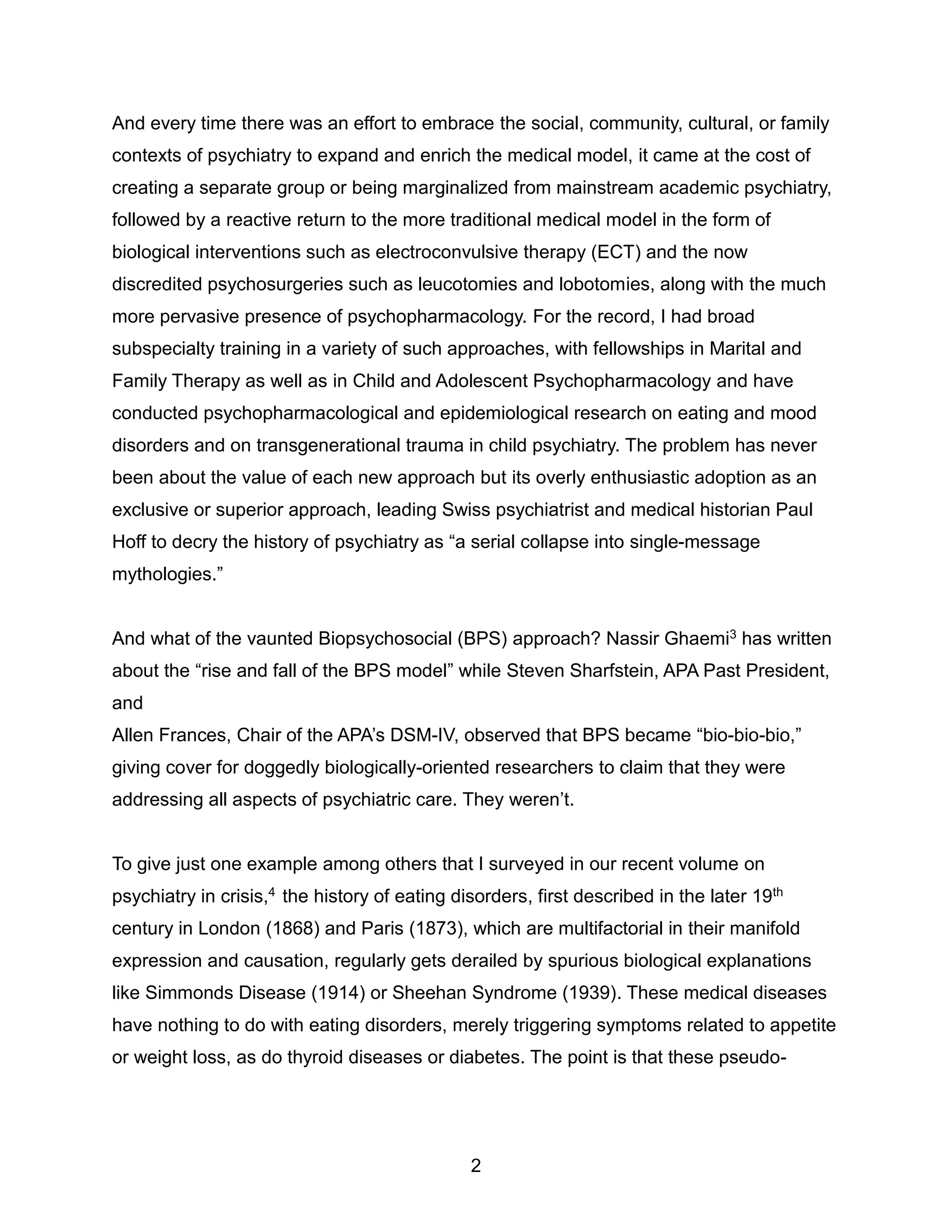 Social Psychiatry Comes of Age - Inaugural Column in Psychiatric Times | DOCX