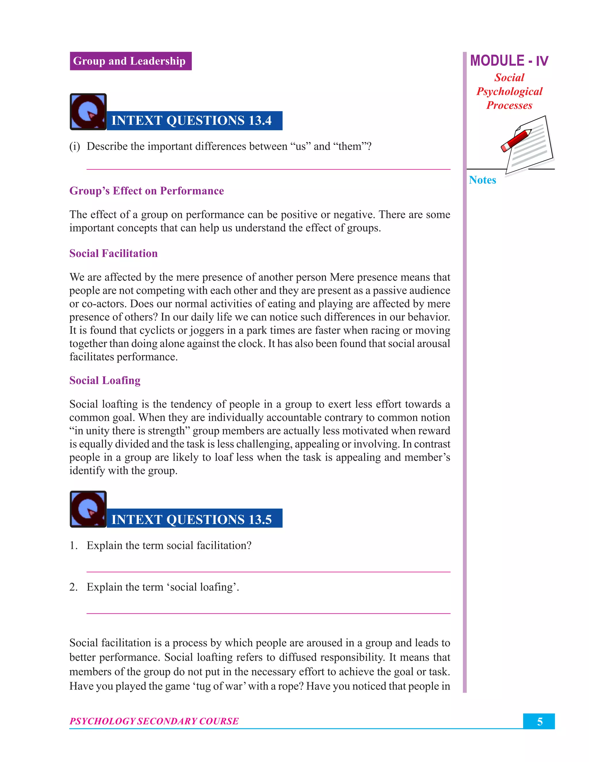 Social psychological processes group and leaderships | PDF