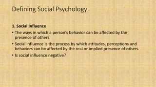 Social Psychology | PPTX