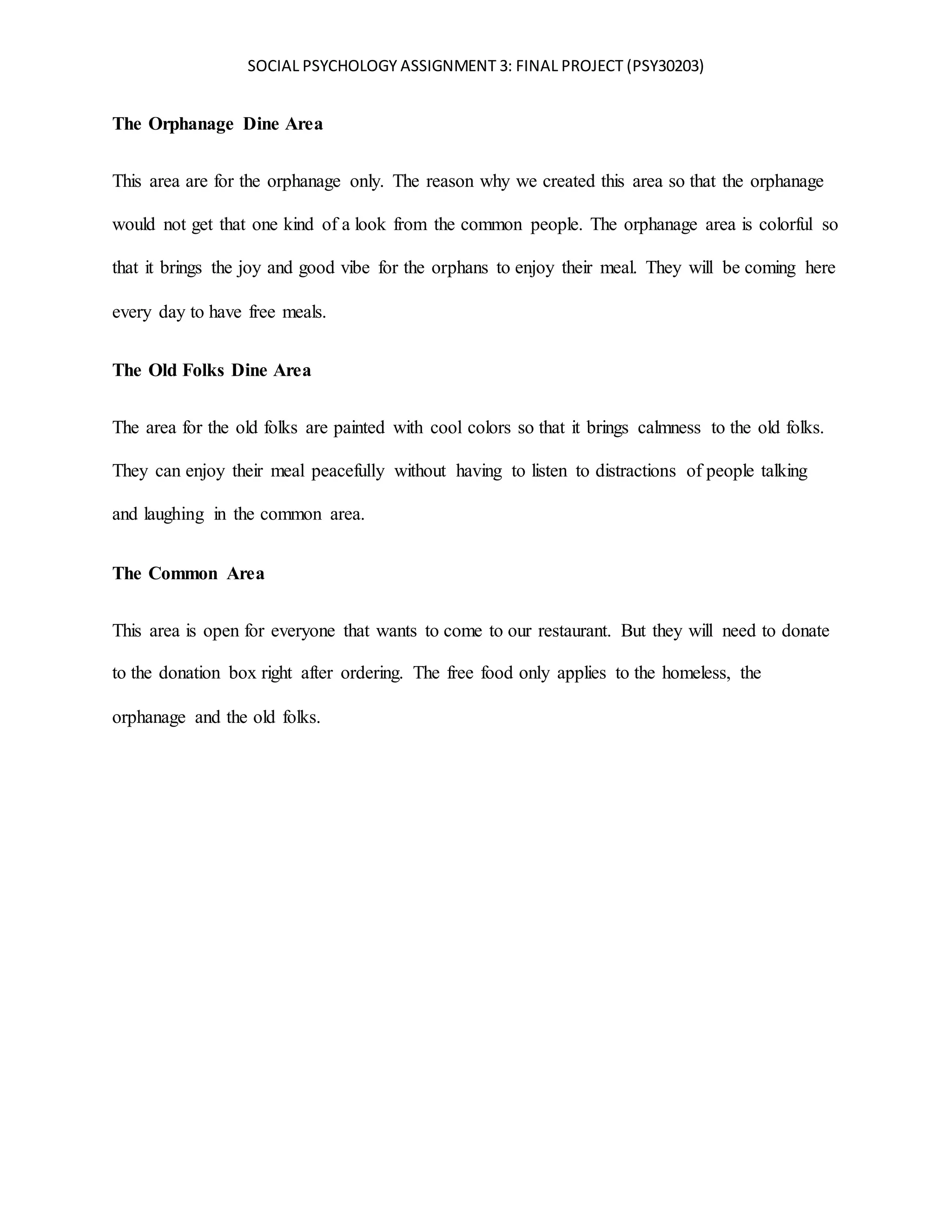 PSYCHOLOGY FINAL PROJECT REPORT | DOCX