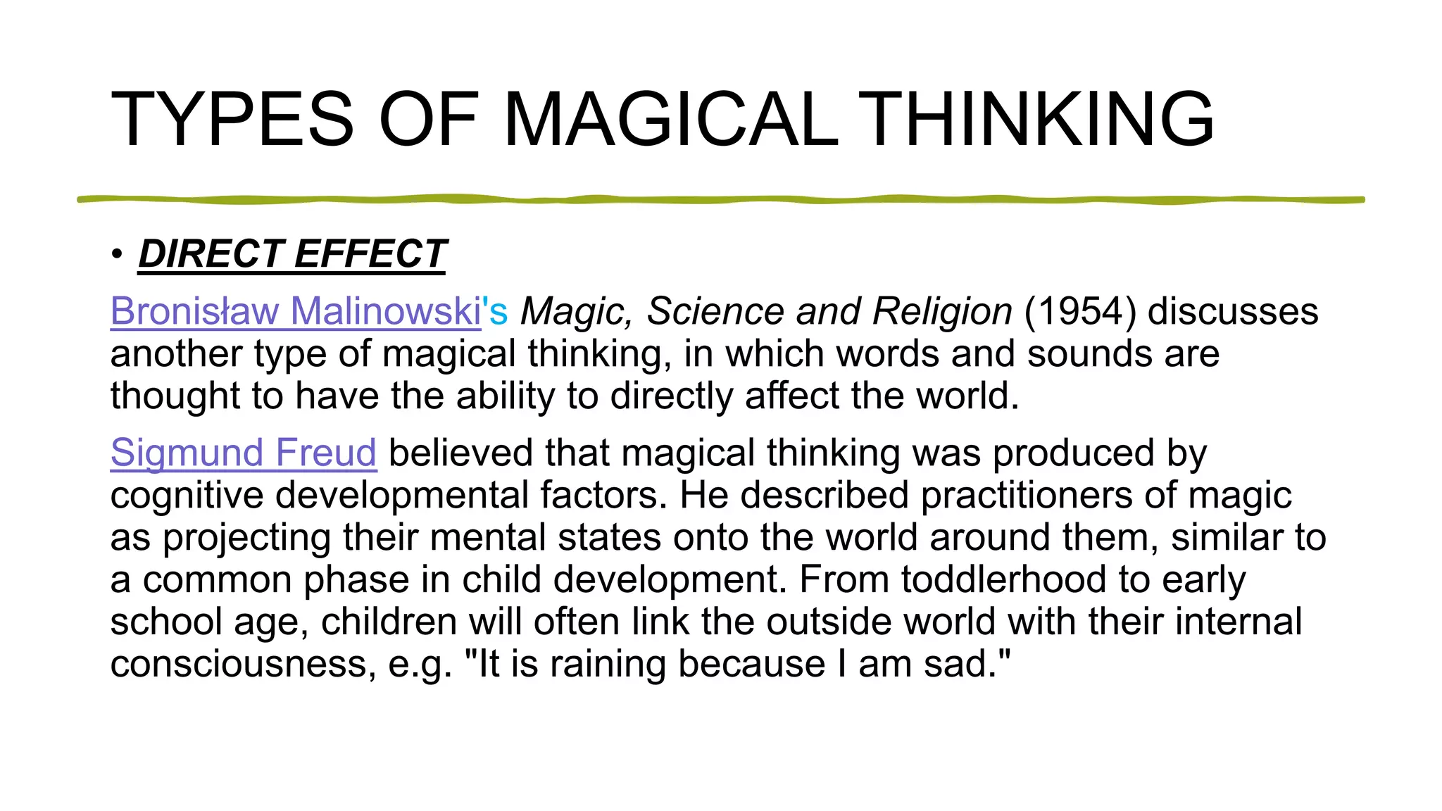 counterfactual thinking and magical thinking in social psychology | PPTX