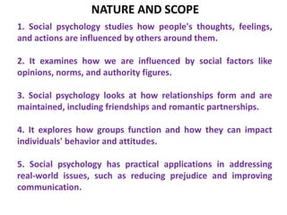 social psychology.pptx | Science