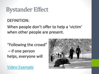 Social psychology presentation 1 | PPTX