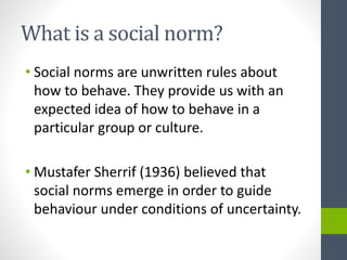 Social psychology presentation 1 | PPTX