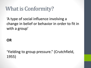 Social psychology presentation 1 | PPTX